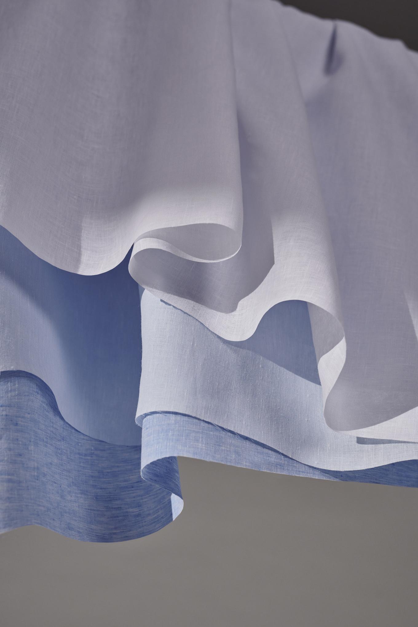 The full ALUMO range of bespoke shirting fabrics